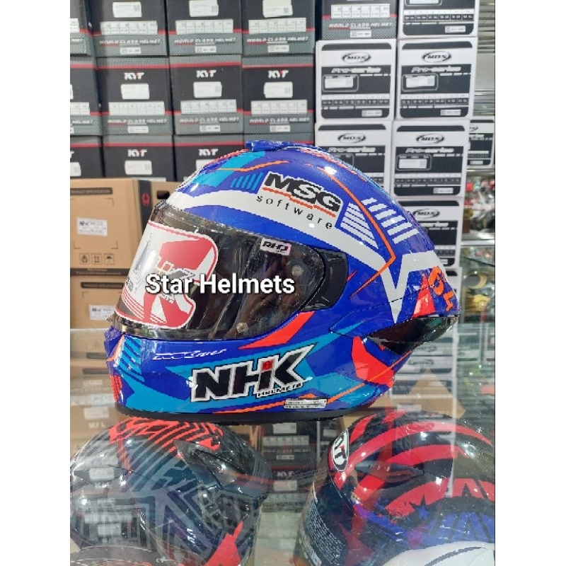 Jual Helm NHK Mark-1 GP Edition Boben #5 Single Visor | Shopee Indonesia