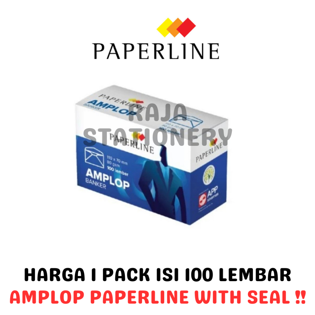 Jual Amplop Paperline 90 104 110 PUTIH POLOS BANKER Sedang White ...
