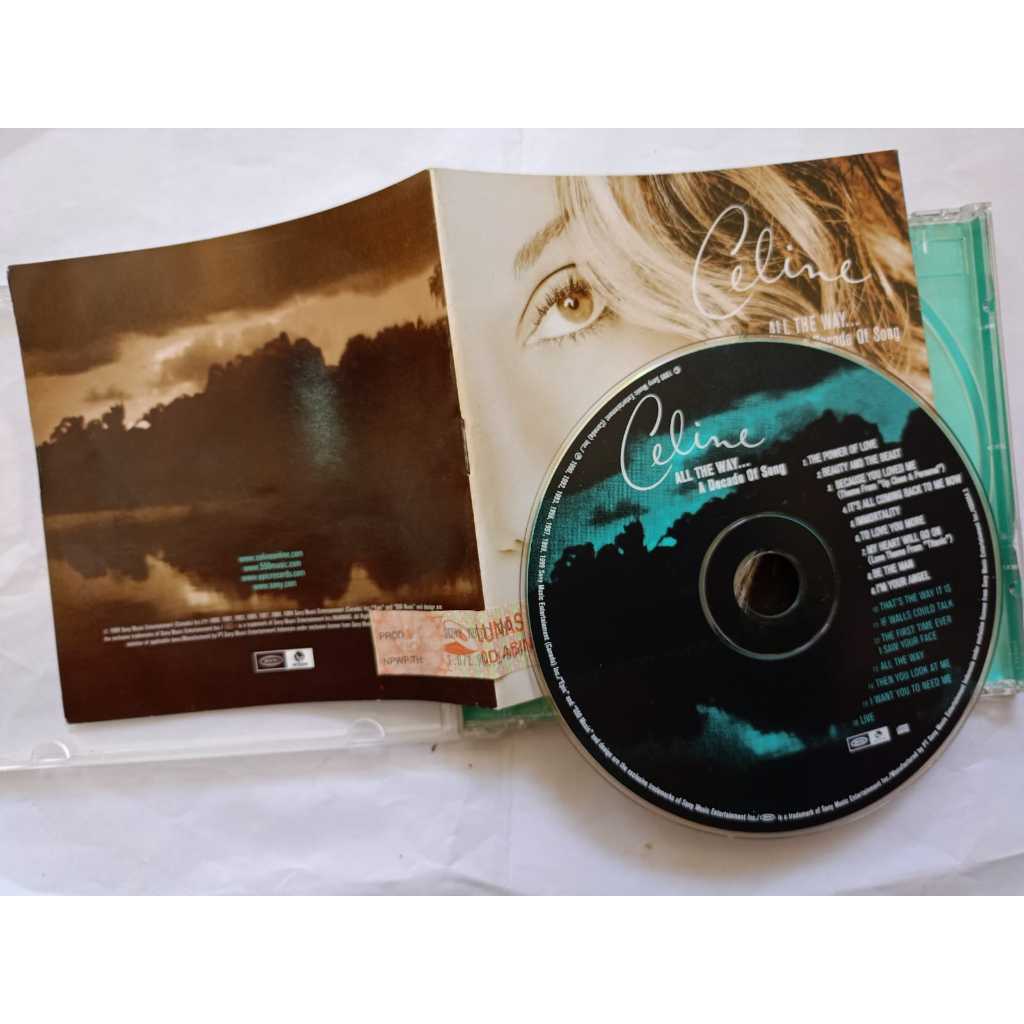 Jual CD Original |Celine Dion Album All the Way A Decade of Song ...