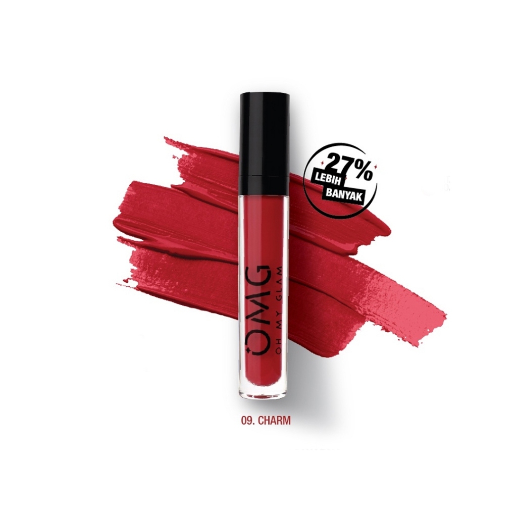 Jual OMG OH MY GLAM Matte Kiss Lip Cream 3,5gr / Lipcream OMG Bpom ...