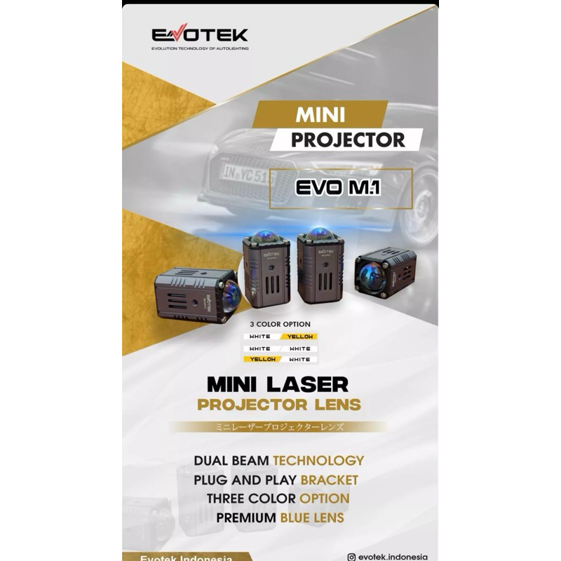 Jual EVOTEK MINI PROJECTOR 1LENS EVO M1 | Shopee Indonesia