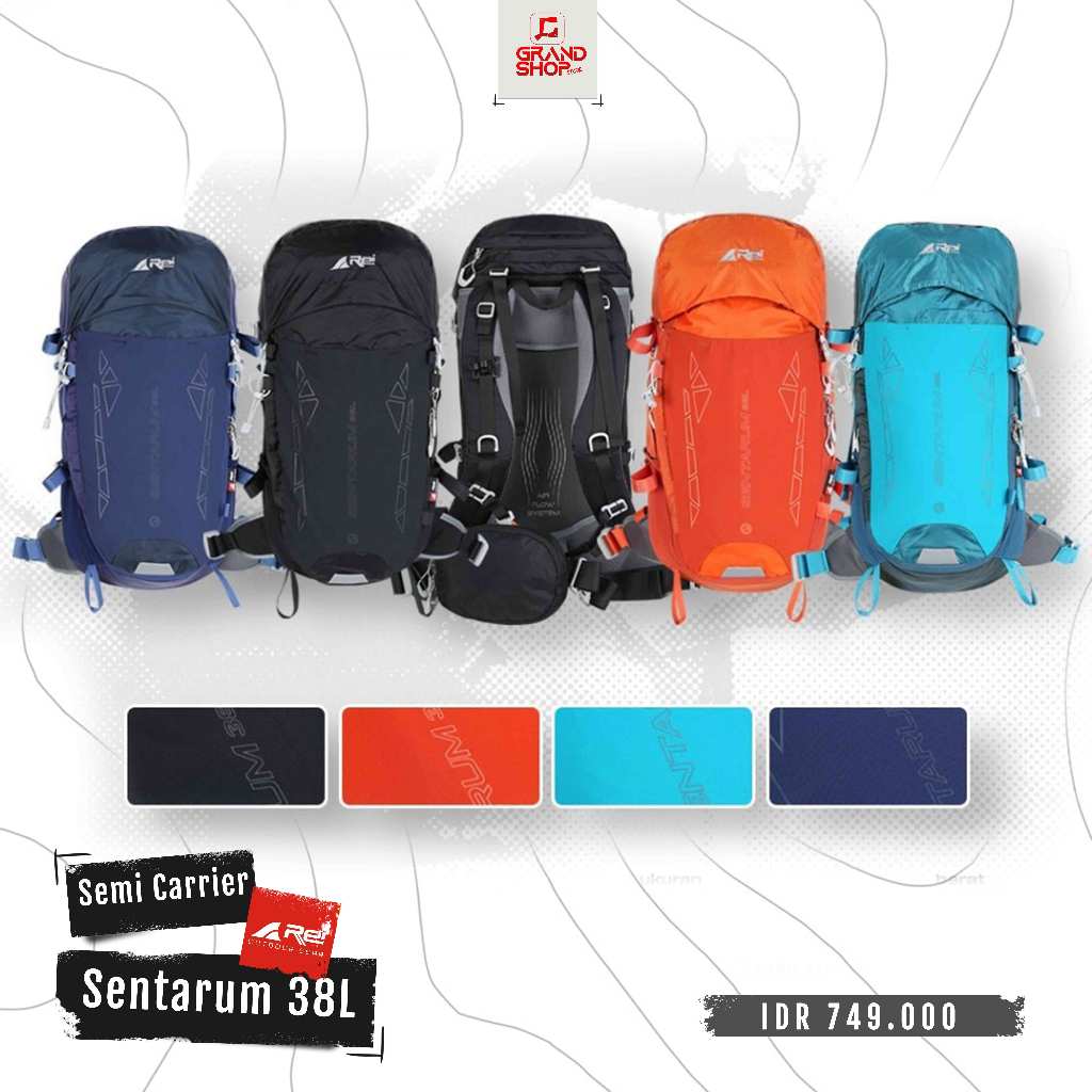 Jual Tas Ransel atau Semi Carrier Sentarum 38 Liter Arei Outdoorgear | Shopee Indonesia