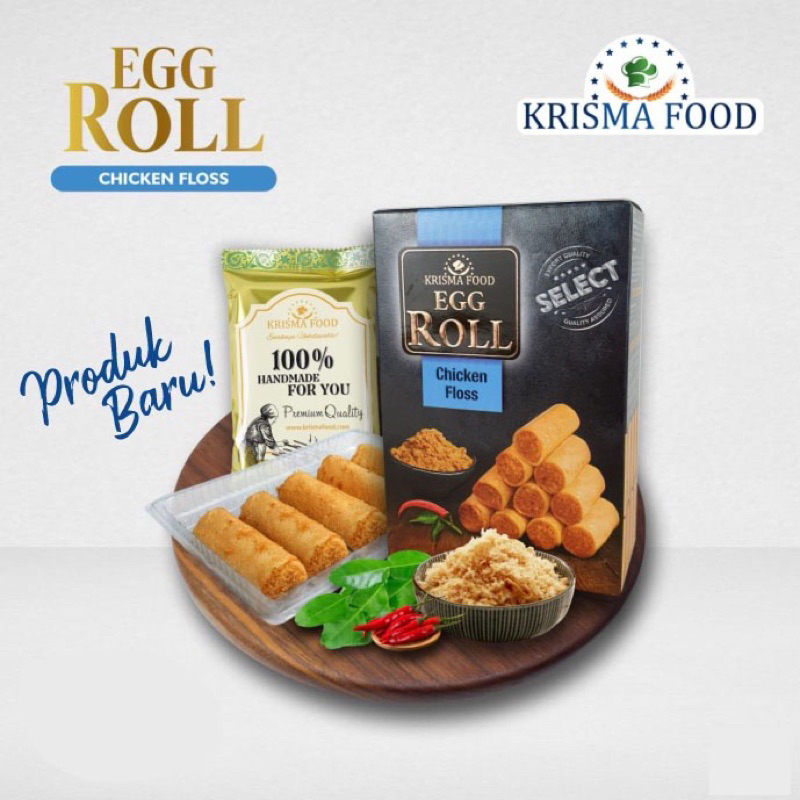 Jual KRISMA FOOD EGG ROLL CHICKEN FLOSS | Shopee Indonesia