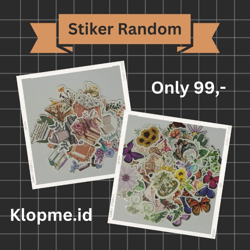 Jual Sticker aesthetic tumbler journaling random | Shopee Indonesia