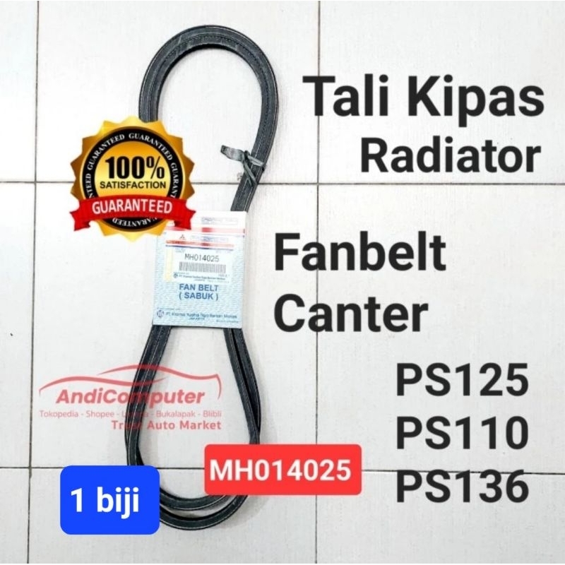 Jual Tali Kipas Radiator Fan belt Canter PS125 110 136 Asli Original ...