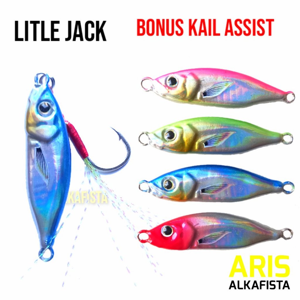 Jual Umpan Metal Jig LITTLE JACK 10 gram 15 gram 20 gram BONUS KAIL ASSIST | Shopee Indonesia