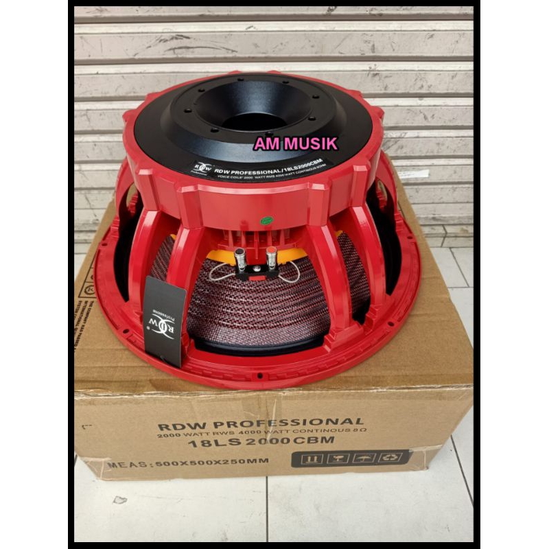 Jual SPEAKER COMPONENT RDW 18LS2000 CBM SPEAKER 18 INCH ORIGINAL ...