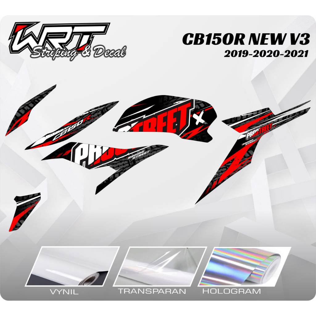 Jual Striping CB150R v3- Stiker Decal CB 150 R 2018-2021 ProStreet ...