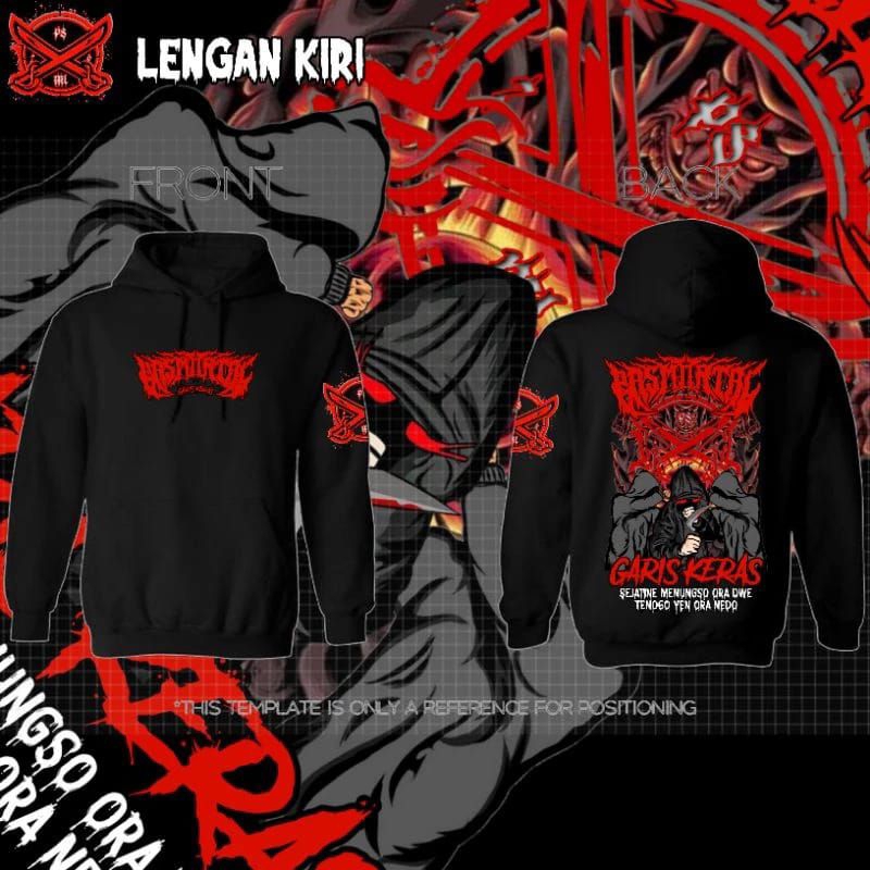 Jual HODIE PASMORTAL GARIS KERAS DESAIN TERBARU BAHAN PREMIUM PEE ...