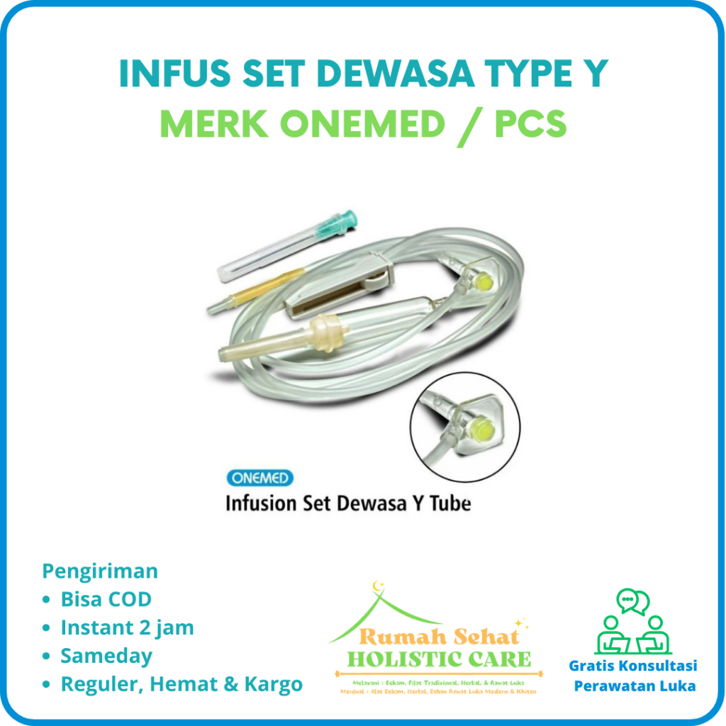 Jual Infus Set type y merk Onemed / pcs | Shopee Indonesia