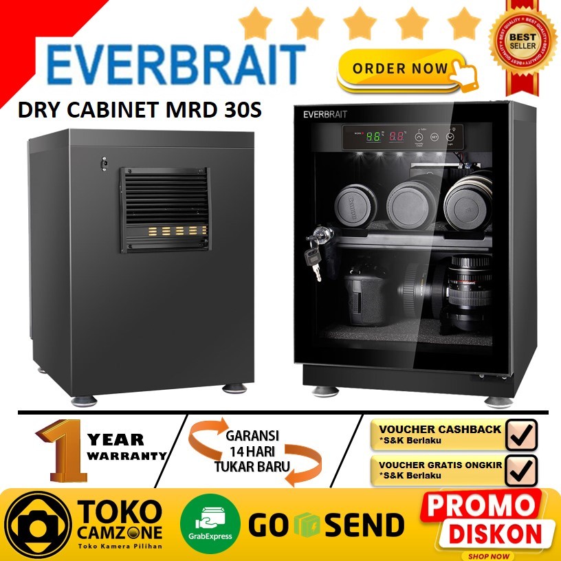 Jual Everbrait MRD-30S Electric Dry Cabinet GARANSI RESMI | Shopee ...