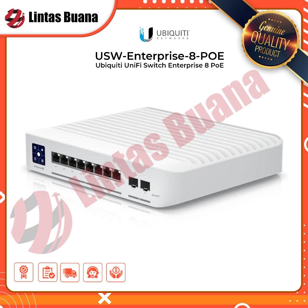 Jual Ubiquiti UniFi Switch Enterprise 8 PoE ; USW-Enterprise-8-PoE ...