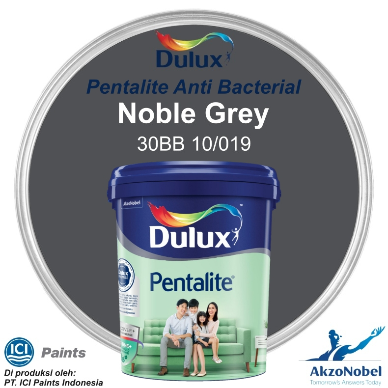 Jual CAT DULUX PENTALITE 2.5 LT - NOBLE GREY 30BB 10/019 | Shopee Indonesia