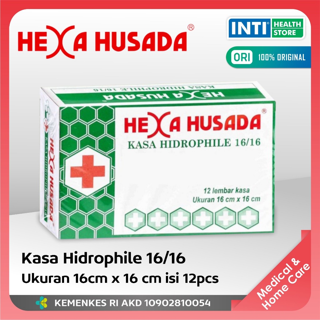 Jual HEXA HUSADA | Kasa Steril 16x16 | Kasa Perawatan Luka | Shopee ...