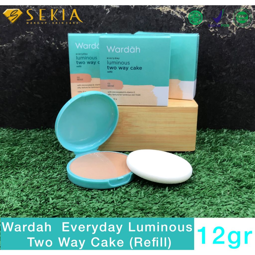 Jual Wardah Everyday Luminous Two Way Cake Refill / Wardah Twc Refill ...