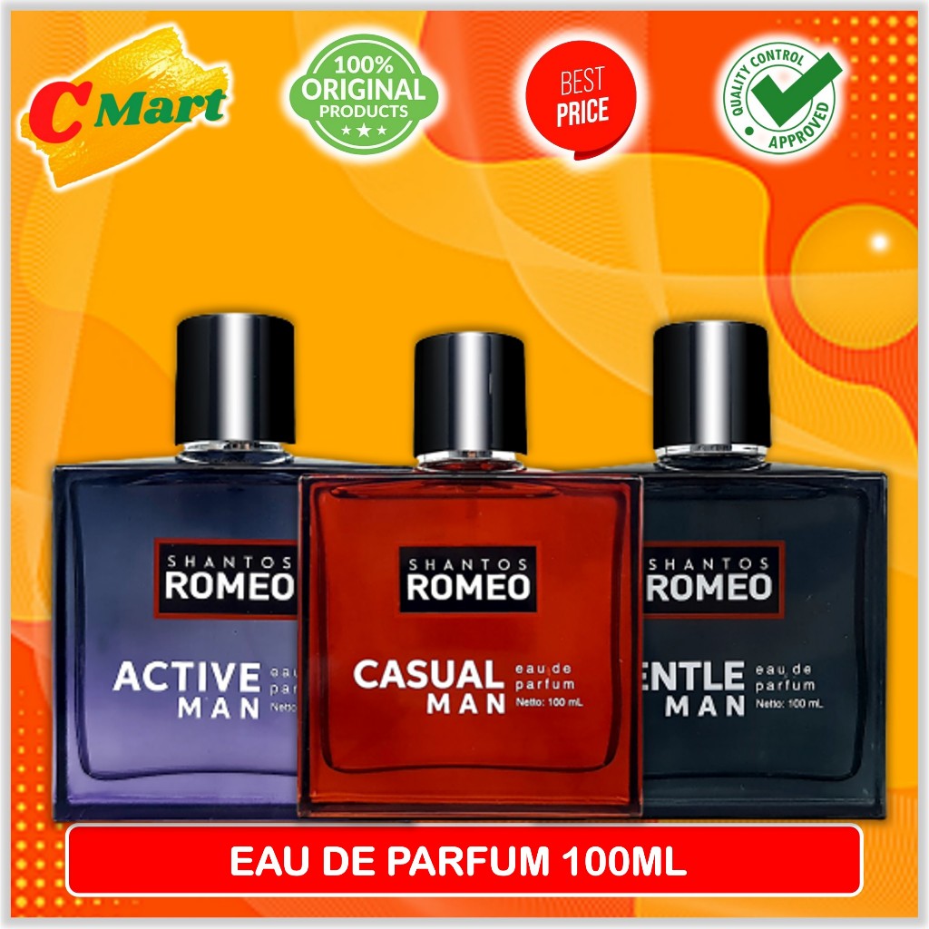 Jual Shantos Romeo Eau De Parfume 100ml - EDP Parfum Pria Maskulin ...