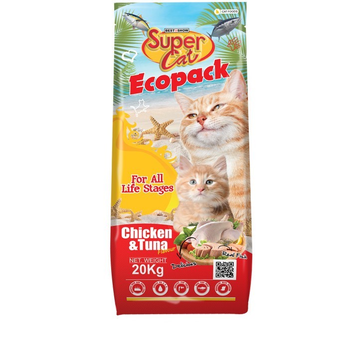Jual Super Cat All Life Stages Cat Dry Food 20 kg - Makanan Kucing ...