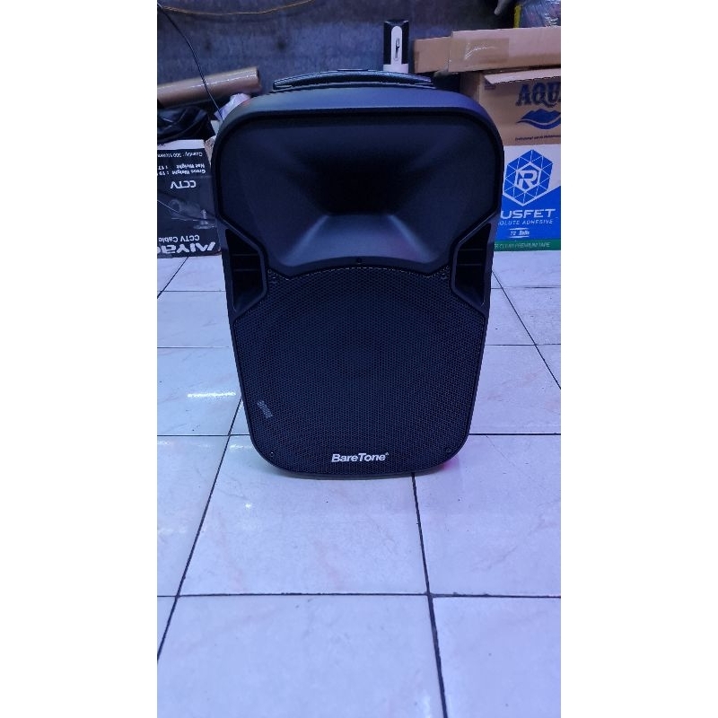 Jual SPEAKER PORTABLE BARETONE MAX 12 AL SPEAKER KARAOEKE BLUTOOTH FULL ...