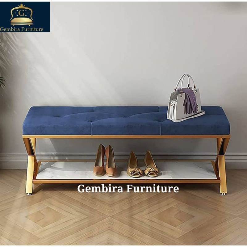 Jual rak sepatu shoes shoe rak tempat sandal sendal bench sofa storage ...