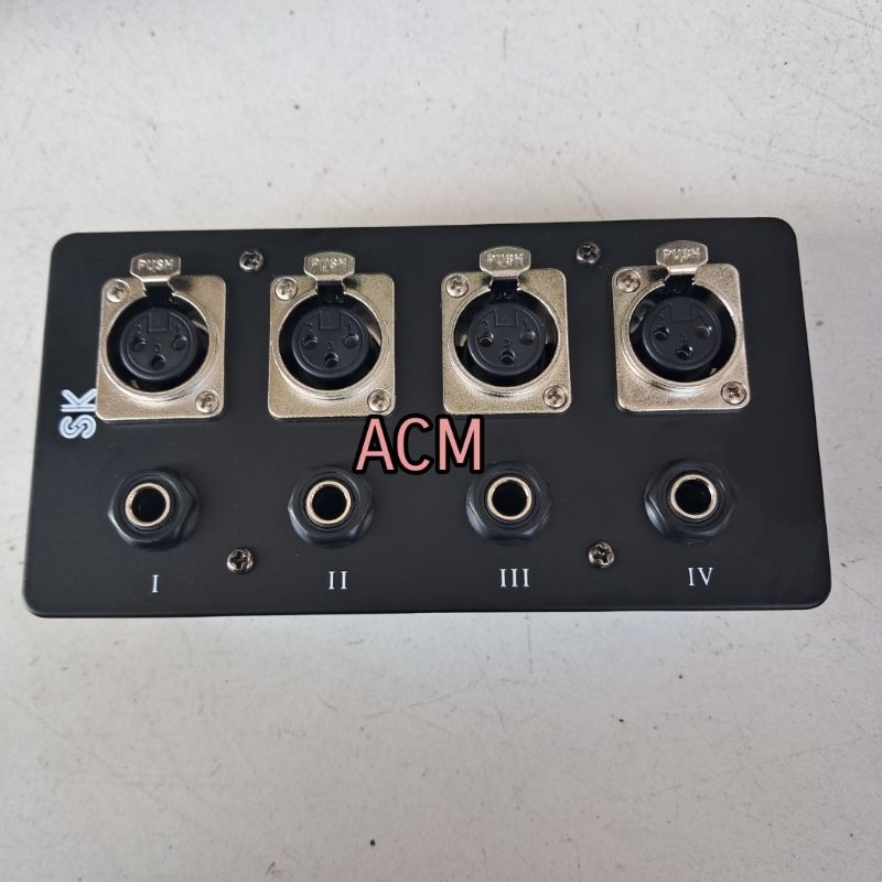 Jual PANEL BOX MIC TANAM 4CHANNEL 4 XLR 4 AKAI | Shopee Indonesia