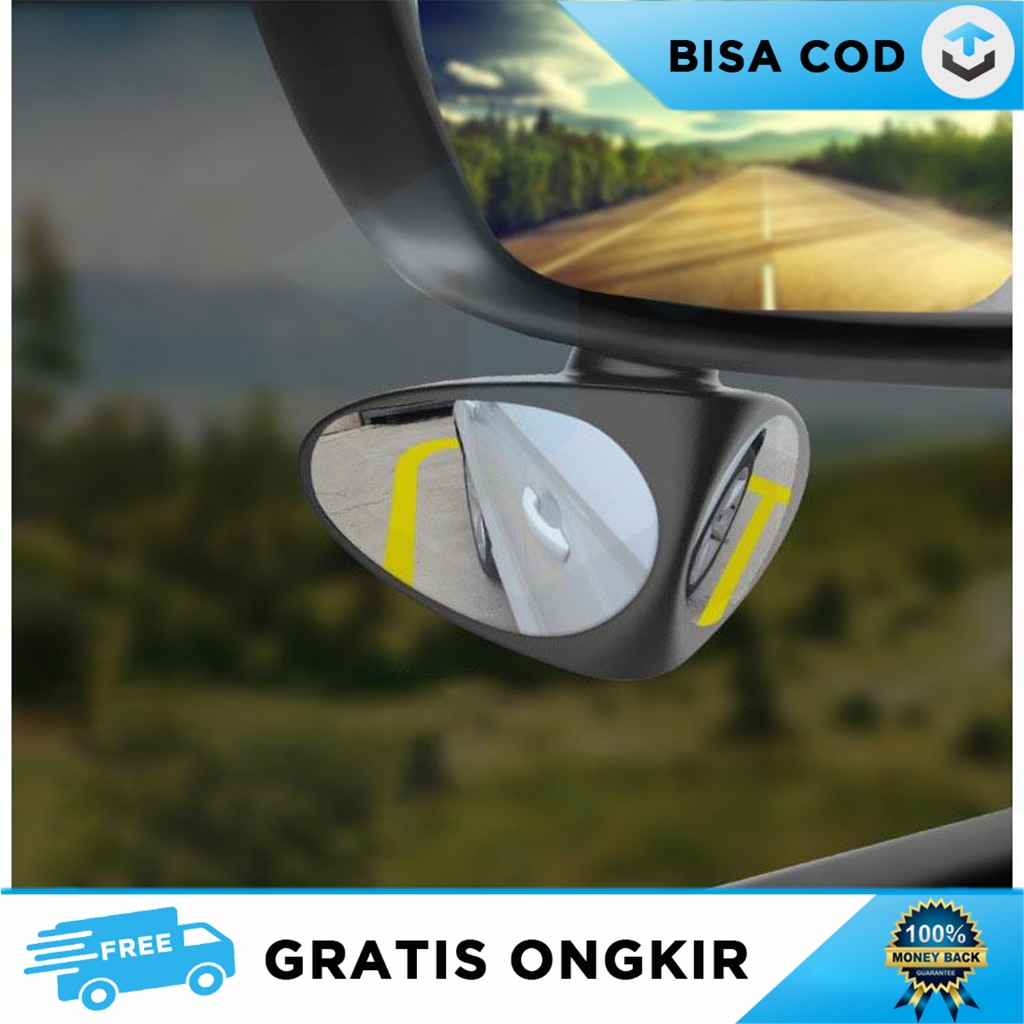 Jual KACA SPION CEMBUNG MOBIL 2 SUDUT SISI TEMPEL BLIND SPOT TRUCK HT ...