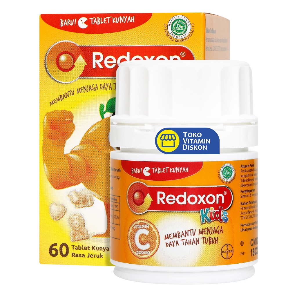 Jual REDOXON KIDS VIT C 200MG 60 TAB | Shopee Indonesia