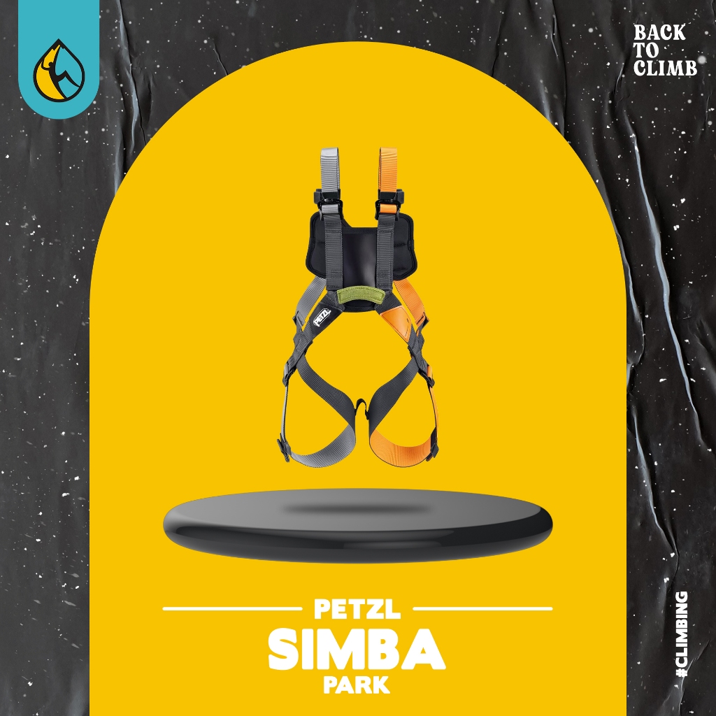 Jual Petzl SIMBA PARK Safety Harness for Kids Climbing and Outbond ...