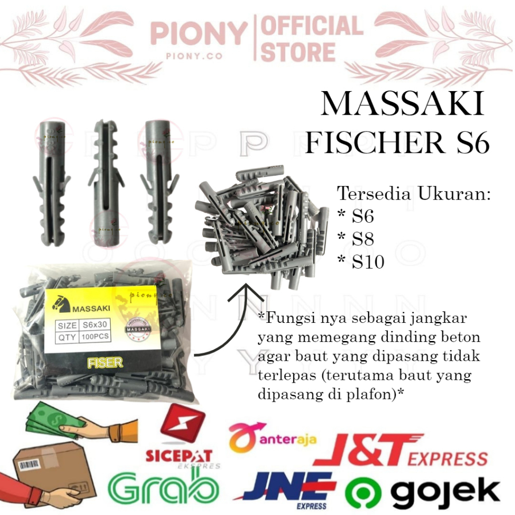 Jual VISER MASSAKI S6 S8 BANTALAN PAKU SKRUP BAUT/ PENGENCANG SKRUP / PENGENCANG SEKRUP WALL ...