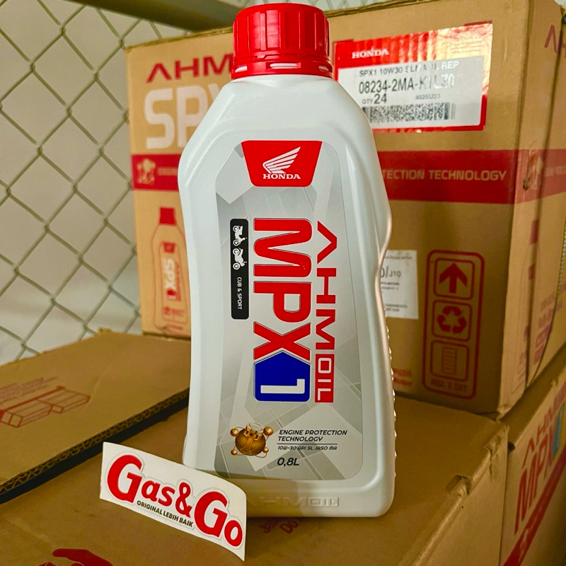 Jual Oli MPX1 / Oli Motor Bebek dan Sport Honda MPX 1 10W-30 800ml ...