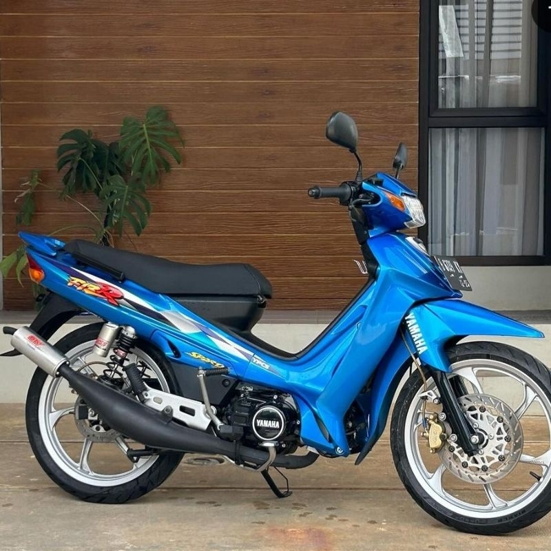 Jual Striping lis sticker standar ORI yamaha f1zR 1998 biru stiker fiz ...