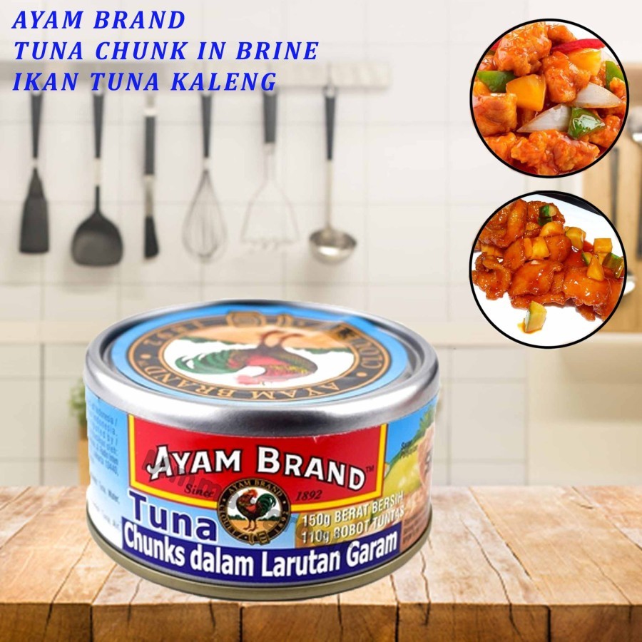 Jual Ayam Brand / Tuna Chunk In Brine / Ikan Tuna Kaleng / 150gr ...