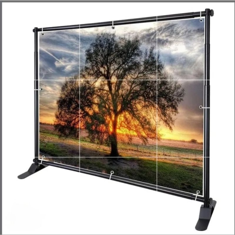 Jual Jumbo Banner Stand Backdrop Banner UK 300x370 | Shopee Indonesia