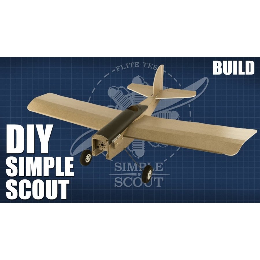 Jual FT Simple Scout Aeromodelling Flite test trainer plane (CNC ...