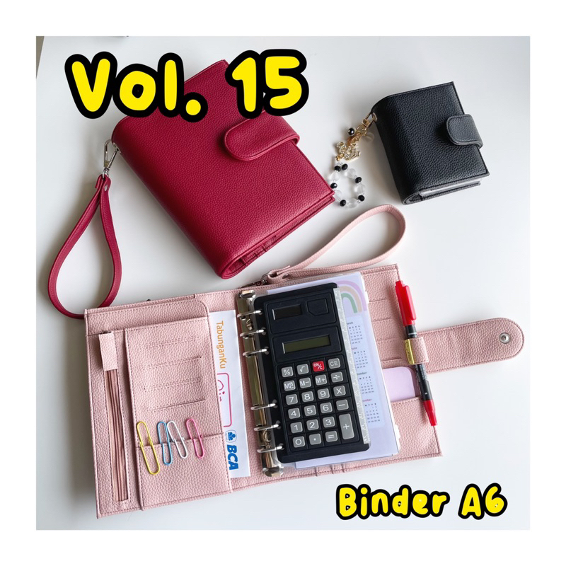 Jual [ VOL 15 BINDER A6 ] binder kulit sintetis premium by yumeproject ...