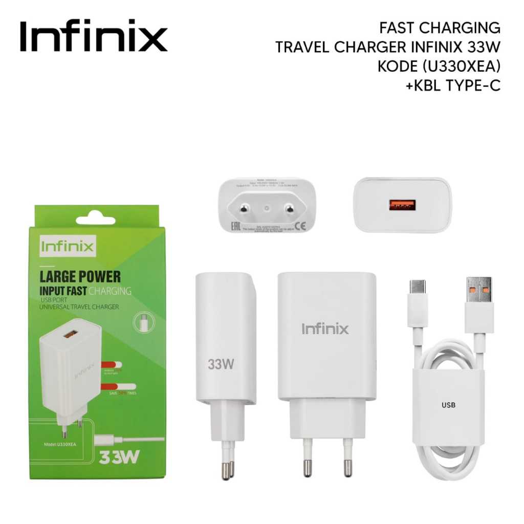 Jual CHARGER INFINIX 33W SUPORT FAST CHARCHING MICRO TIPE C | Shopee ...