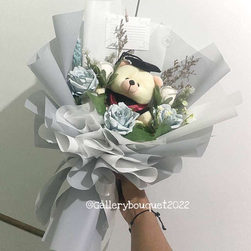 Jual BUCKET BONEKA WISUDA { Free Kartu ucapan & Packing Dus } uk 45cm x ...