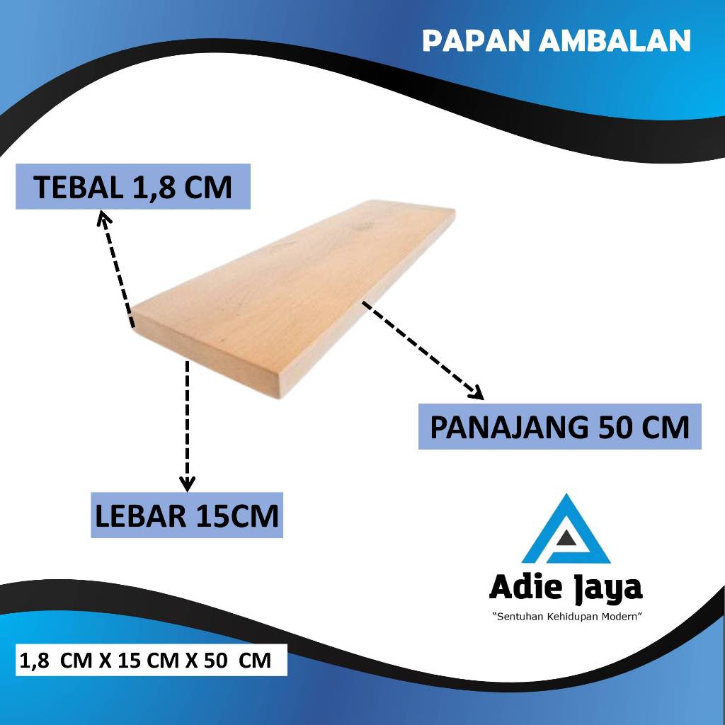 Jual papan ambalan tebal 1.8cm lebar 15 cm | Shopee Indonesia