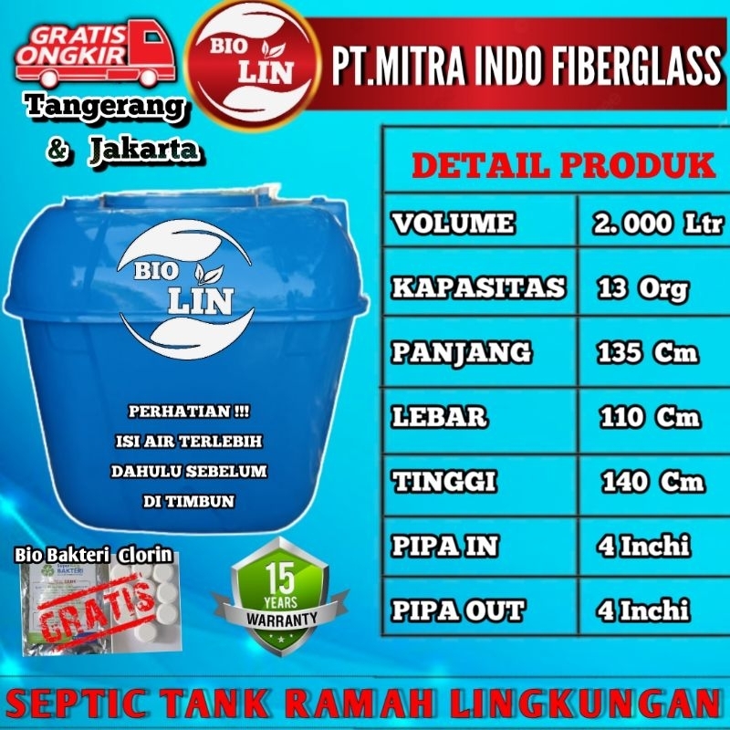 Jual Septic Tank sepiteng Bio BioTech BioTank SepticTank BioFilter ...
