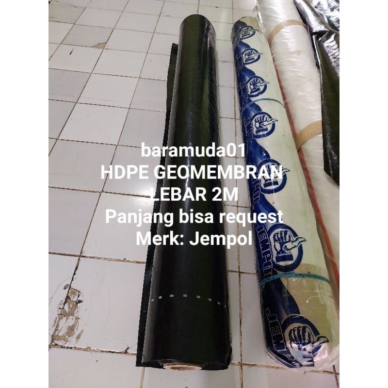 Jual Terpal HDPE Geomembran Ketebalan 300Micron Lebar 2m kualitas ...