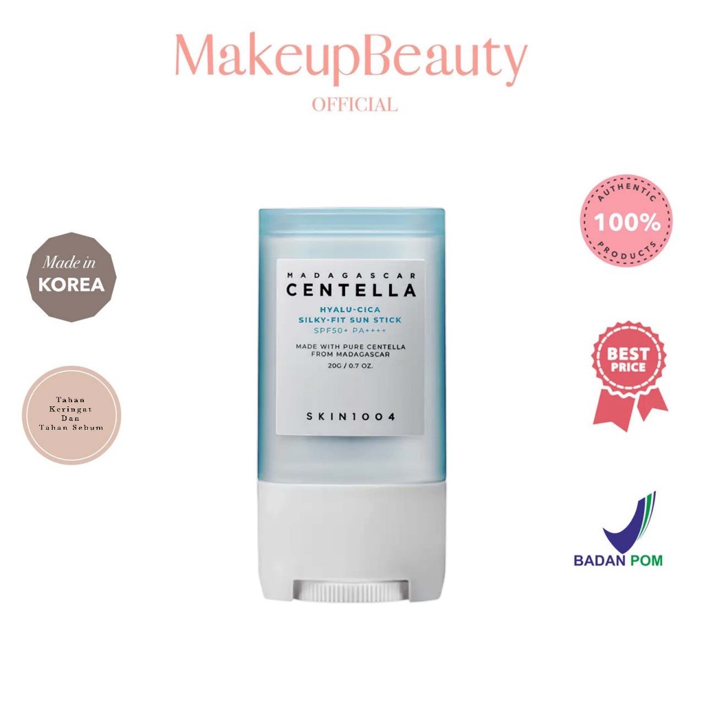 Jual SKIN1004 Madagascar Centella Hyalu-Cica Silky-Fit Sun Stick 20g ...