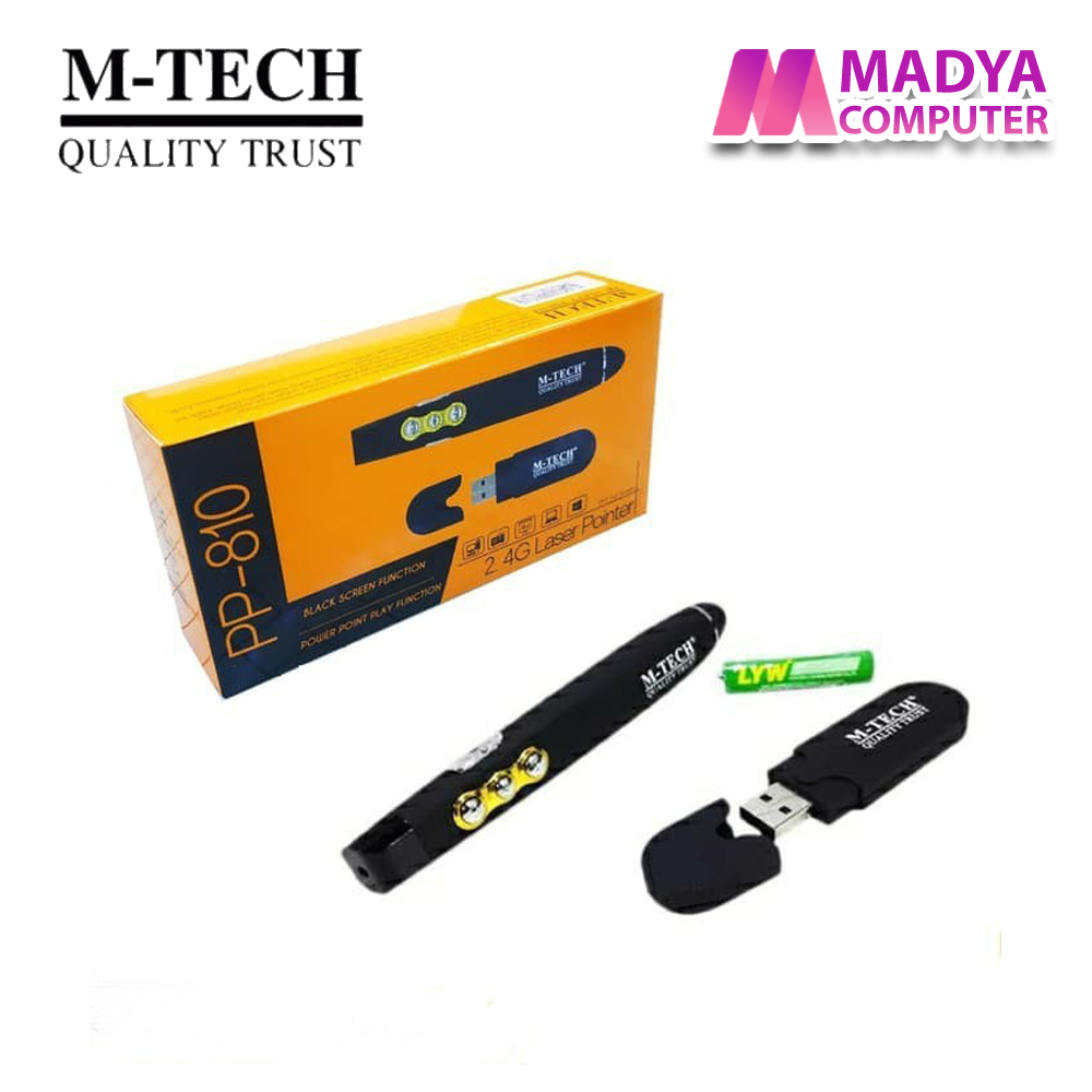 Jual M-TECH PP-810 Wireless Presenter - Laser Pointer | Shopee Indonesia