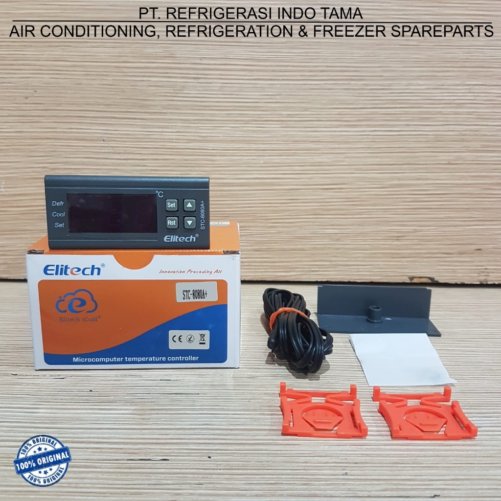 Jual DIGITAL THERMOSTAT ELITECH STC-8080A+ ( STC 8080A ) | Shopee Indonesia