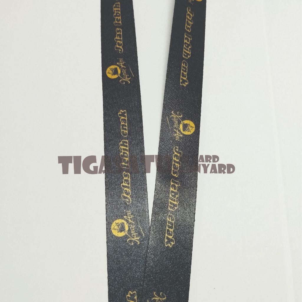 Jual LANYARD TALI ID CARD KAPAL API (LOGO EMAS) | Shopee Indonesia