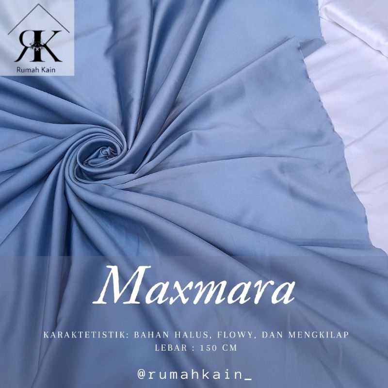 Jual Kain Satin Maxxmara/Satin MXM/Harga Per 0,5m | Shopee Indonesia