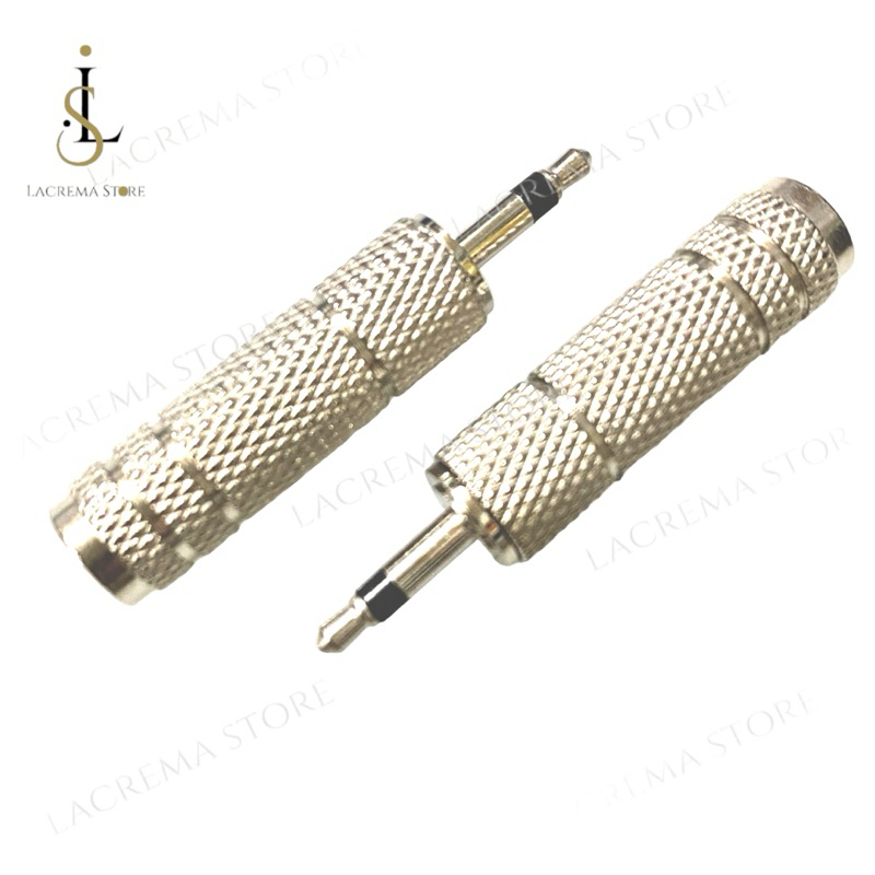 Jual CONVERTER AUDIO JACK 6.5MM TO 3.5MM MONO BESI | Shopee Indonesia