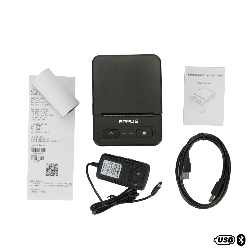 Jual Printer Thermal EPPOS PLUS 80mm POS80L - USB BLUETOOTH | Shopee Indonesia