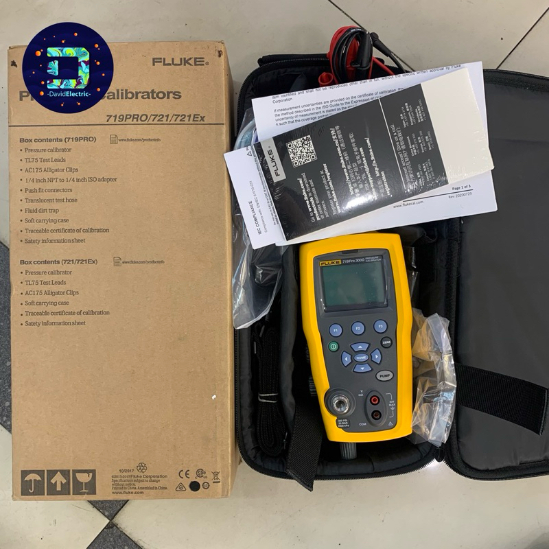 Jual Fluke 719PRO 300G ELECTRIC PRESSURE CALIBRATOR, 300 PSIG | Shopee Indonesia