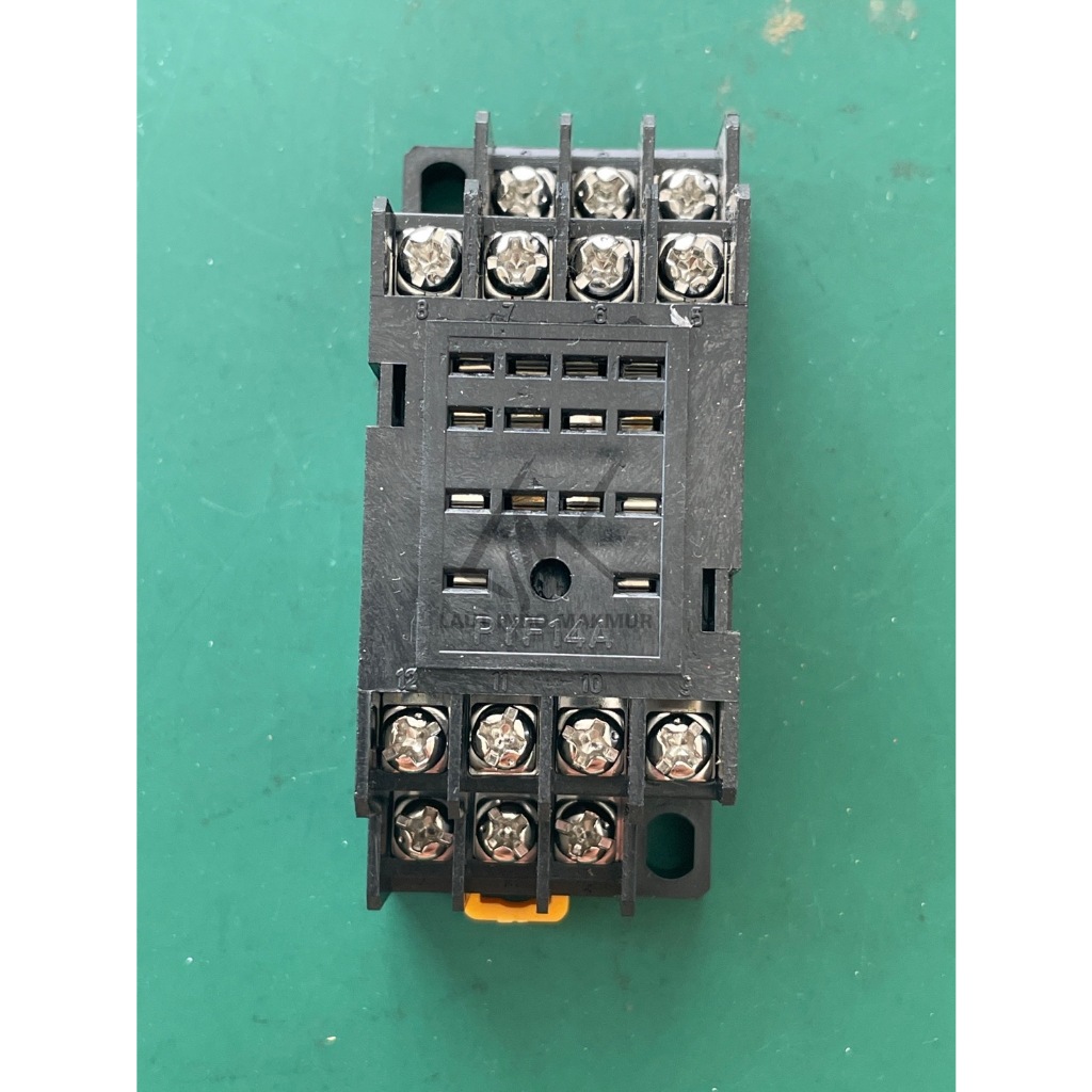 Jual SOCKET RELAY PYF14A SOCKET RELAY MY4N PYF 14A RILAI SOCKET 14 PIN ...