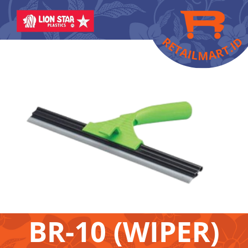 Jual LION STAR BR-10 WIPER ALAT PEMBERSIH KACA JENDELA WIPER GLASS CLEANER | Shopee Indonesia