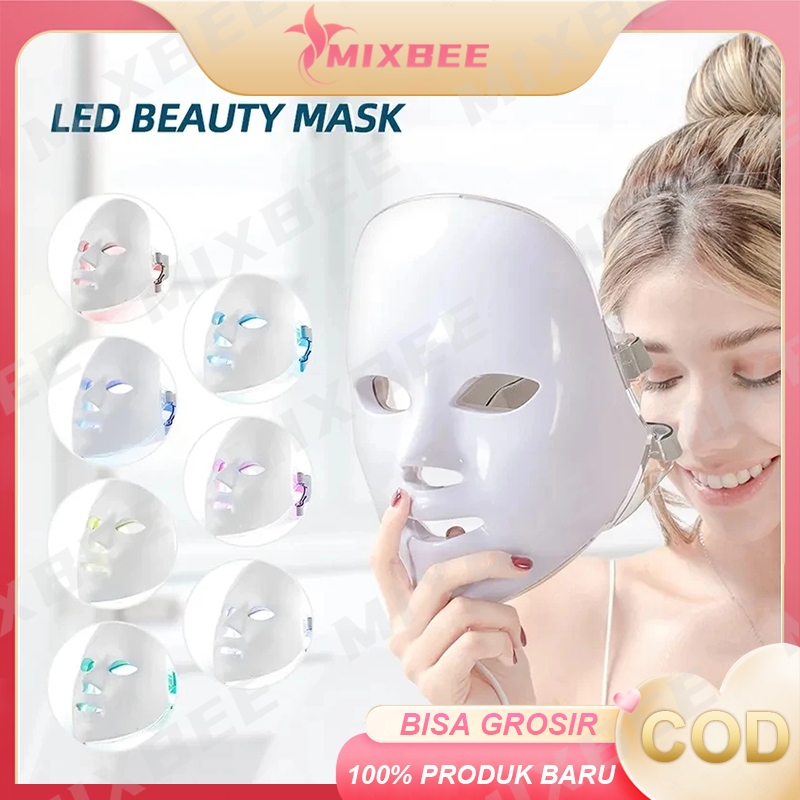 Jual Masker LED PDT Light 7 Warna Led Mask Photon Therapy Alat ...